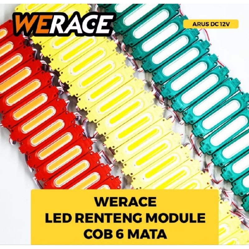 Jual Led renteng module cob 6 mata 12 volt waterproof harga satuan | Shopee Indonesia