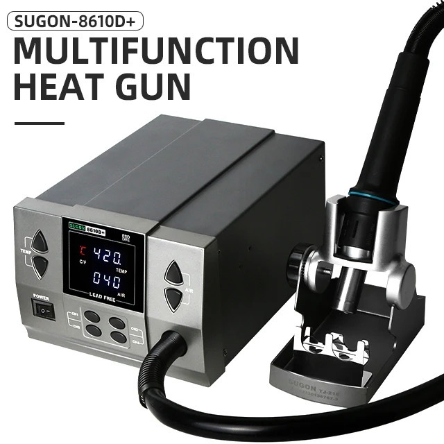 Jual BLOWER SUGON 8610D+ ORIGINAL / SOLDER UAP - HOT AIR GUN SUGON ...