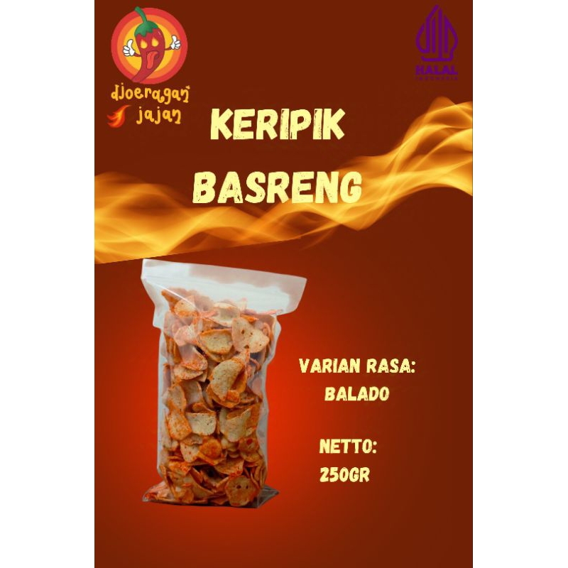 Jual BASRENG KOIN VIRAL TERMURAH RASA BALADO 250gr POUCH TERMURAH ...