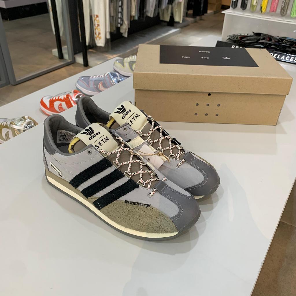 Jual Adidas x SFTM Country OG Grey Black Core Black Grey Four (IH7519 ...