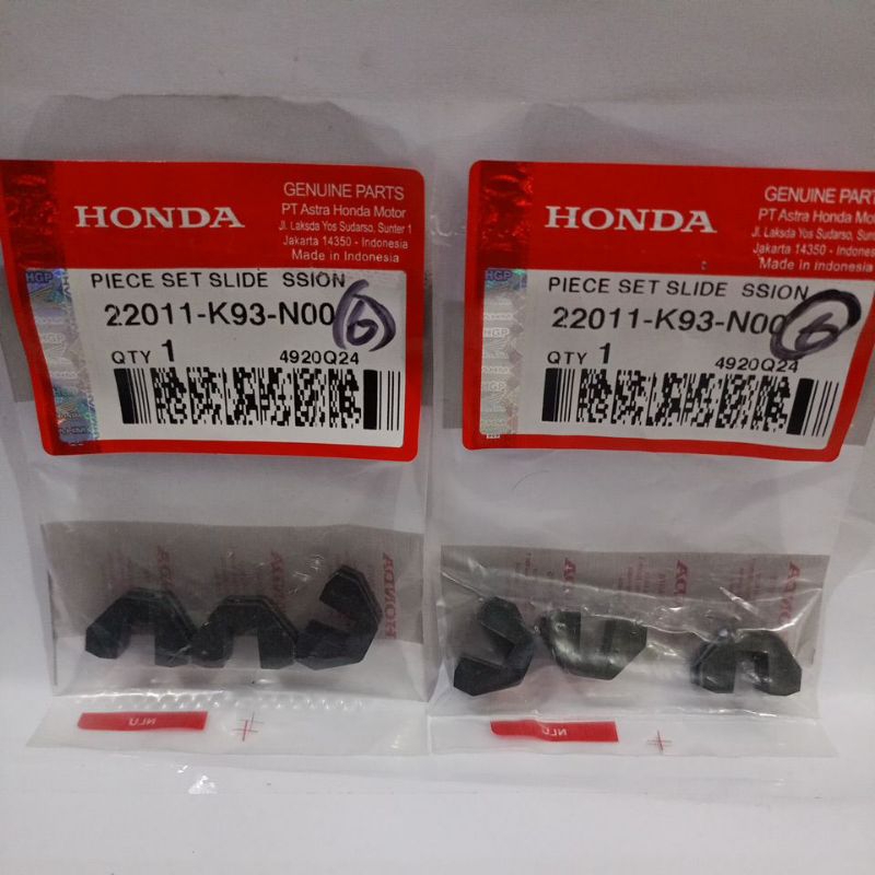 Jual PIECE SLIDE BEAT/SCOOPY ( 22011 K93 N00 ) ORIGINAL HONDA | Shopee ...