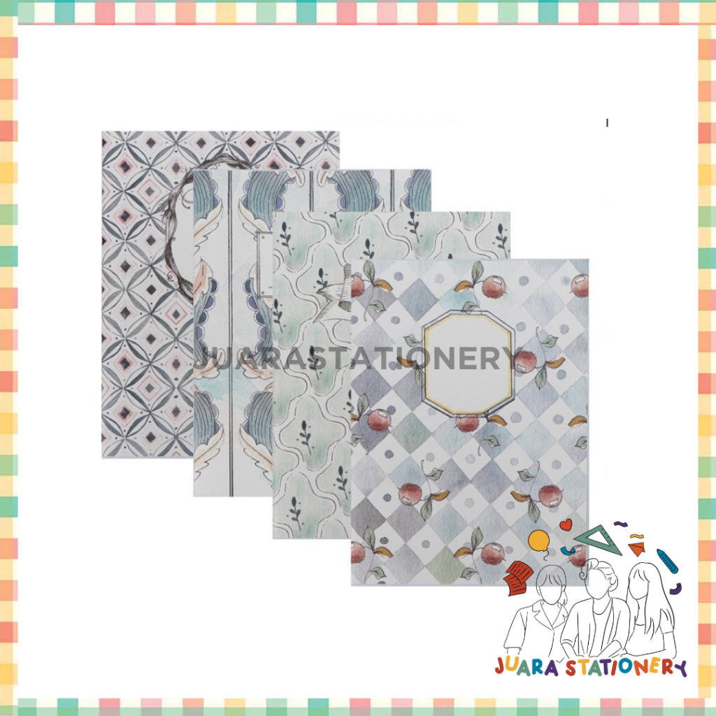 Jual (155) JUARASTATIONERY Notebook Joyko A5 NB-691 Motif Vintage Garis ...