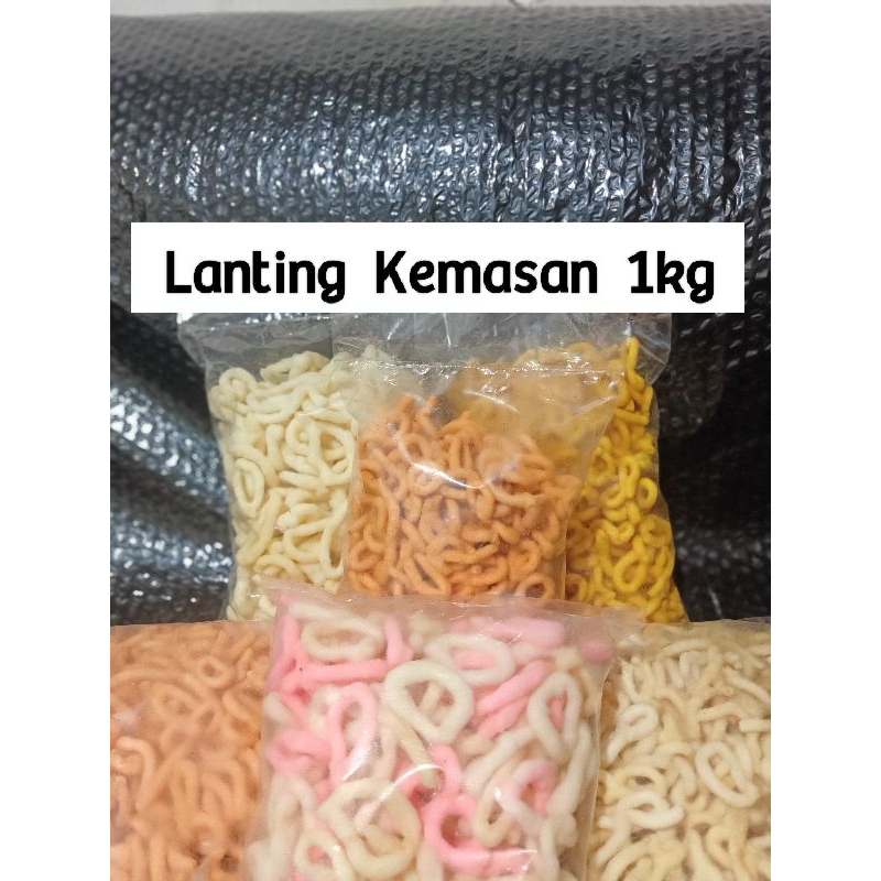 Jual ANEKA LANTING KEMASAN 1KG LANTING SINGKONG KHAS PURWOREJO KHAS ...
