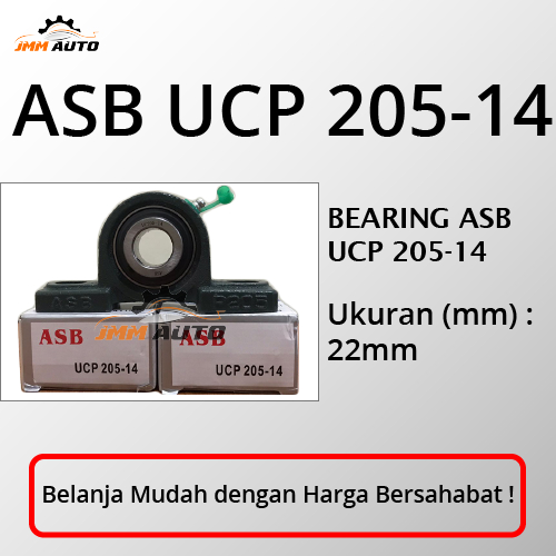 Jual ASB UCP 205-14 PILLOW BLOCK LAHER BEARING DUDUK ASB 22mm | Shopee Indonesia