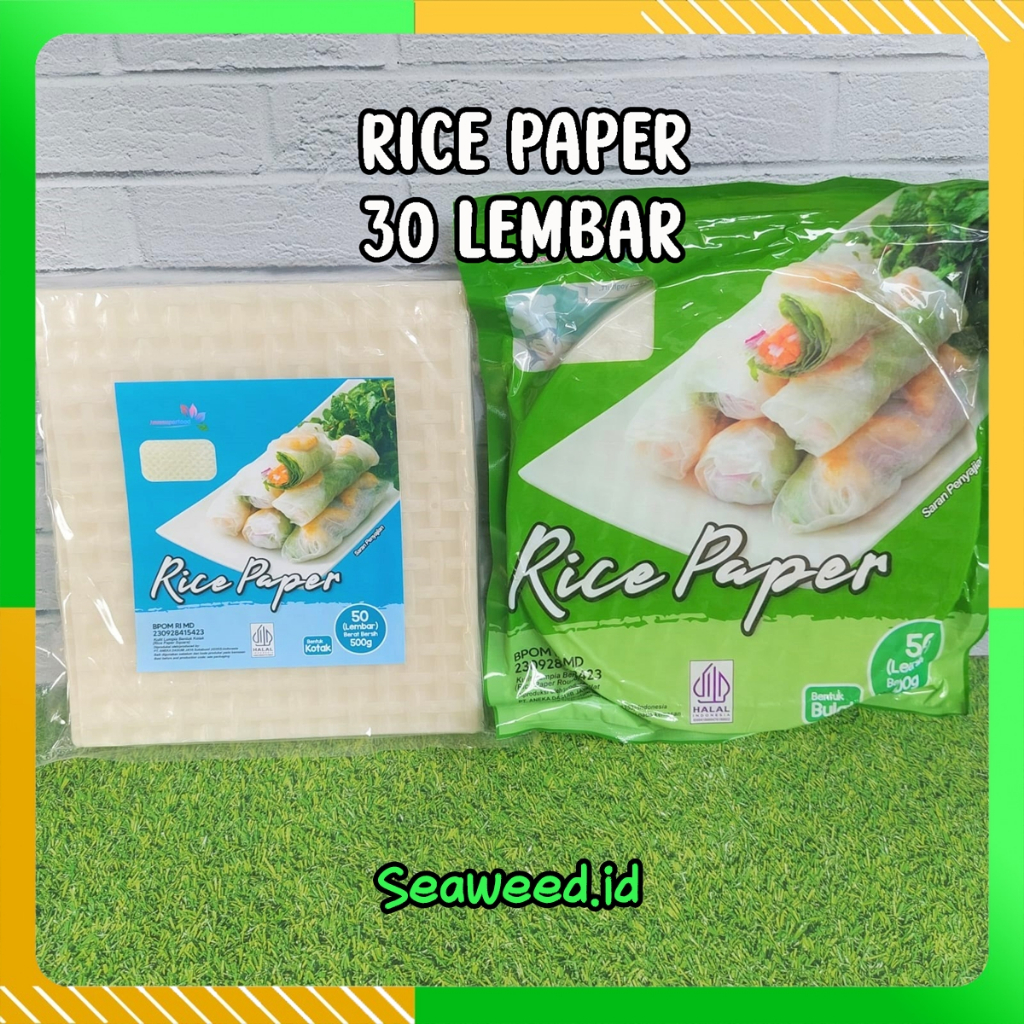 Jual Rice Paper Java Super Food 30 Lembar (300gr) Halal Kulit Lumpia ...
