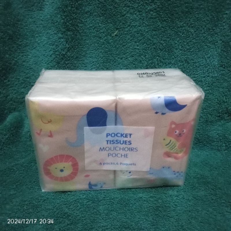 Jual Miniso Pocket tissue isi 4 | Shopee Indonesia