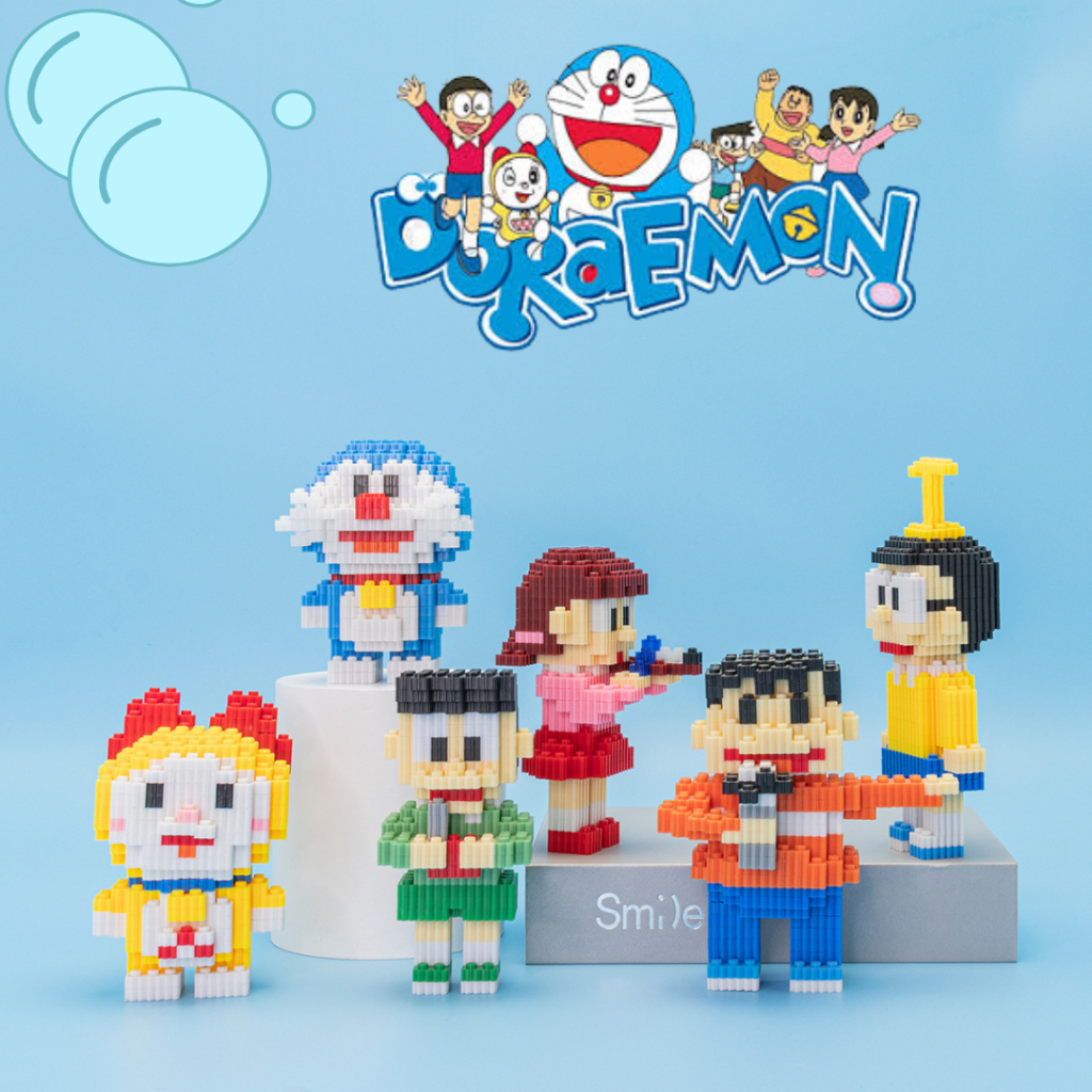 Jual DIY Mainan Edukasi Brick Nano Bricks Doraemon & Friends Mainan ...