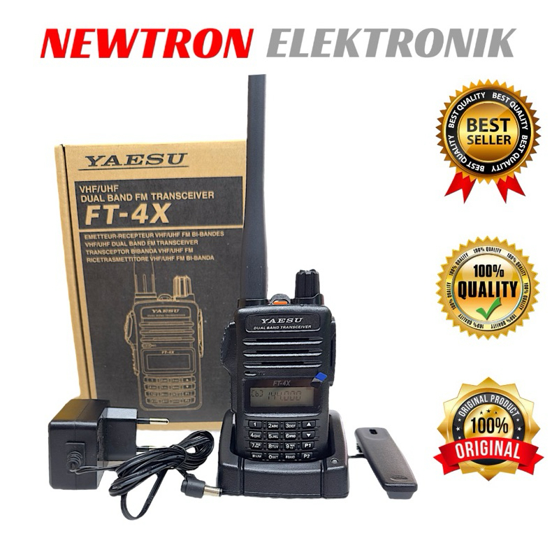 Jual HT YAESU FT-4X Dualband VHF UHF Radio Walkie Talkie FT 4X FT4X | Shopee Indonesia