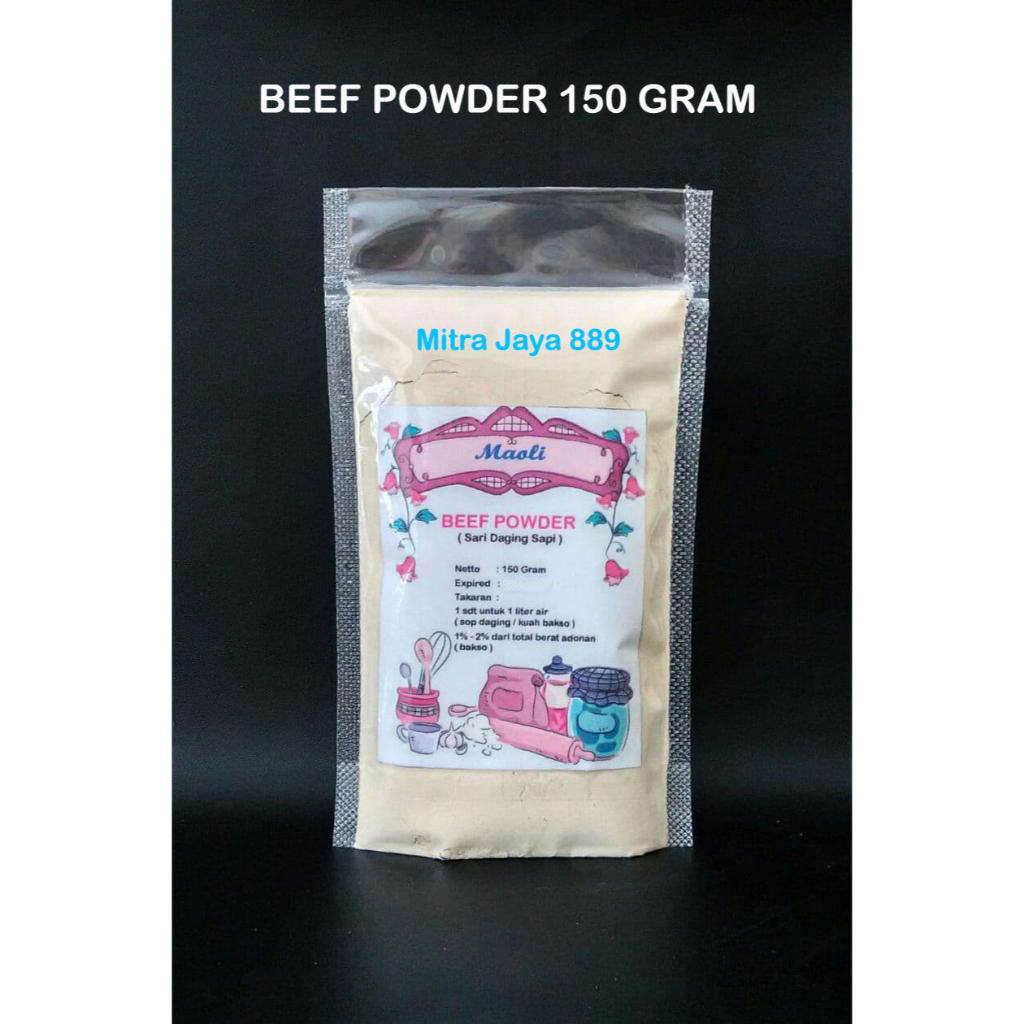 Jual Beef Powder 150 gram / Sari Daging sapi HALAL / Beef Seasoning ...