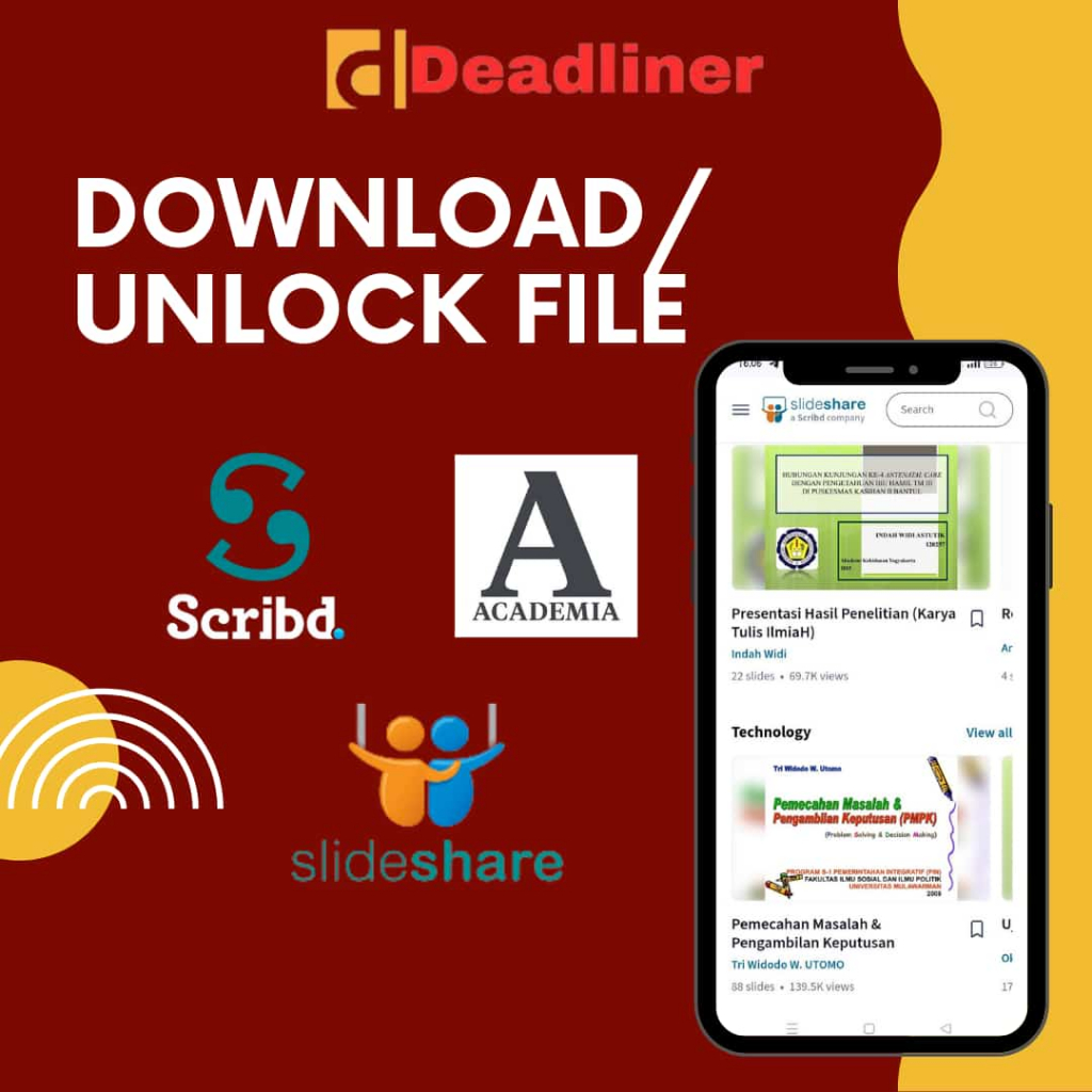 Jual UNLOCK FILE/ DOWNLOAD FILE TERKUNCI | ACADEMIA SLIDESHARE SCRIBD | Shopee Indonesia
