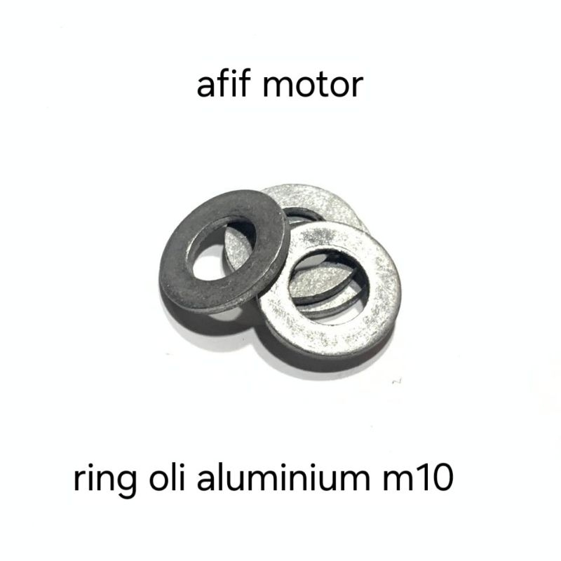 Jual Ring tap oli aluminium m10 atau baut 14an | Shopee Indonesia