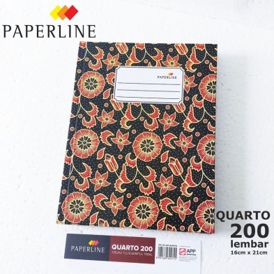 Jual Buku Hard Cover Paperline Quarto isi 200 lembar / Buku Akutansi ...
