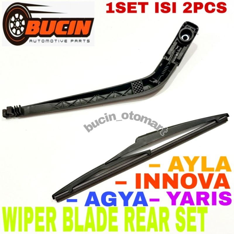 Jual WIPER BLADE REAR / WIPER BLADE BELAKANG YARIS / INNOVA / AGYA ...
