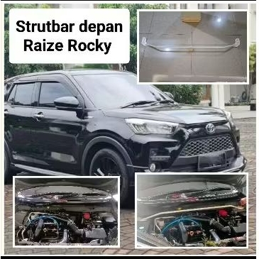 Jual Raize Rocky Strutbar front dan Rear lower Bar Stabiliser | Shopee ...