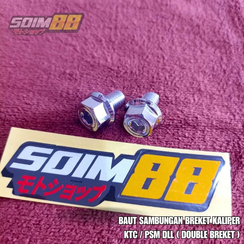Jual BAUT SAMBUNGAN BRAKET KTC / PSM. Disk 260mm stainles 2 kunci heng ...