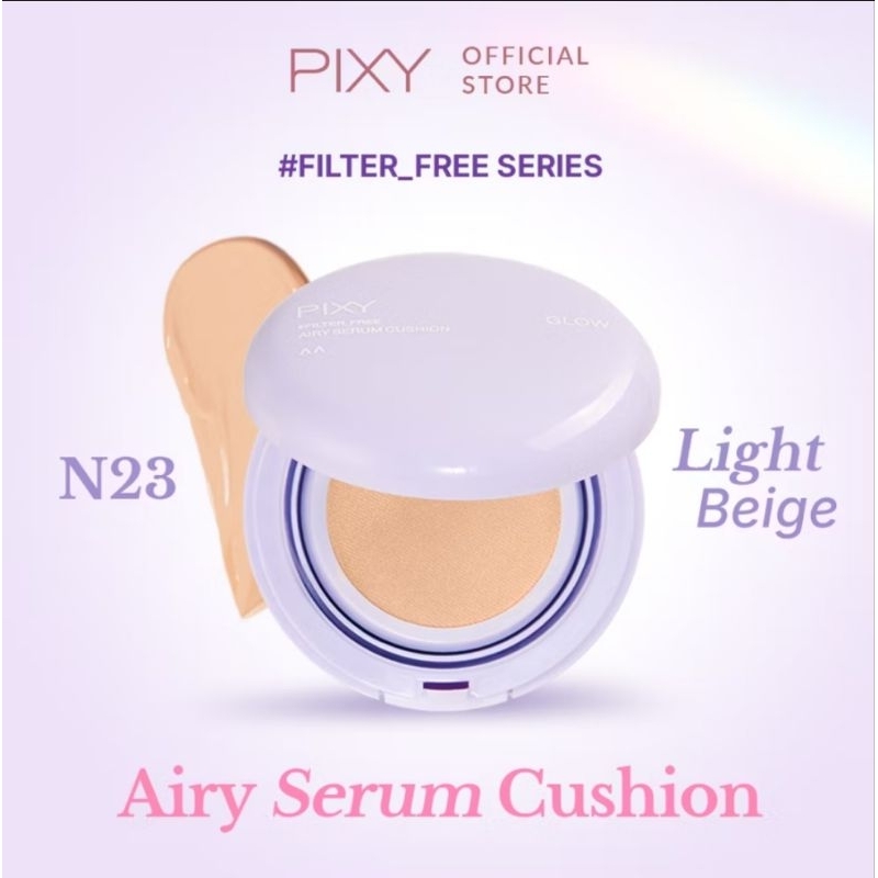 Jual PIXY AIRY SERUM CUSHION #shade N23 ( Light Beige) | Shopee Indonesia