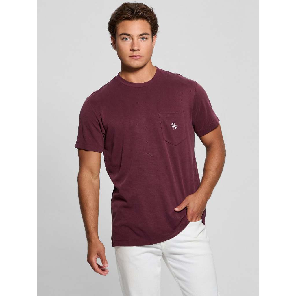 Jual Guess Men - 4G POCKET SS KNIT TOP - M4BP12KBYD2 | Shopee Indonesia