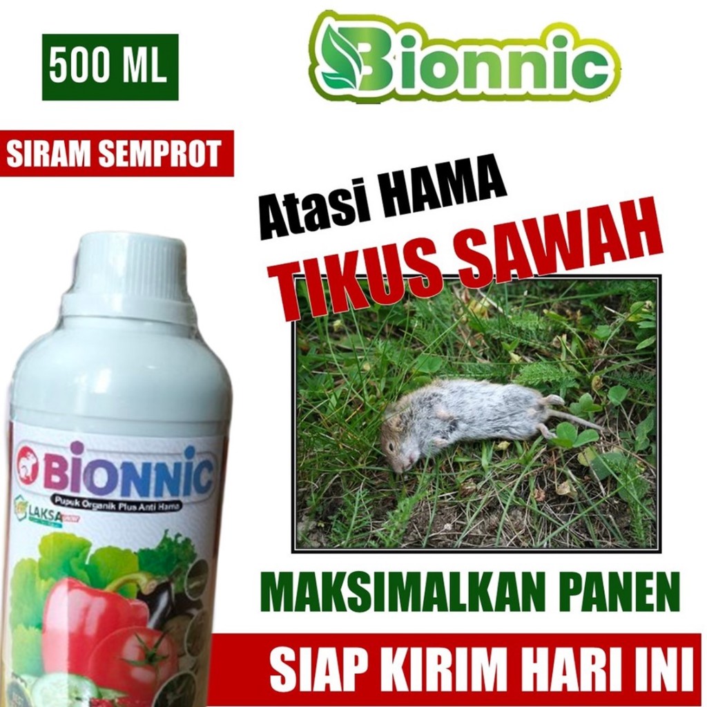Jual 500 ML Obat Anti Tikus Racun Tikus Pestisida Tikus Sawah Bionnic ...