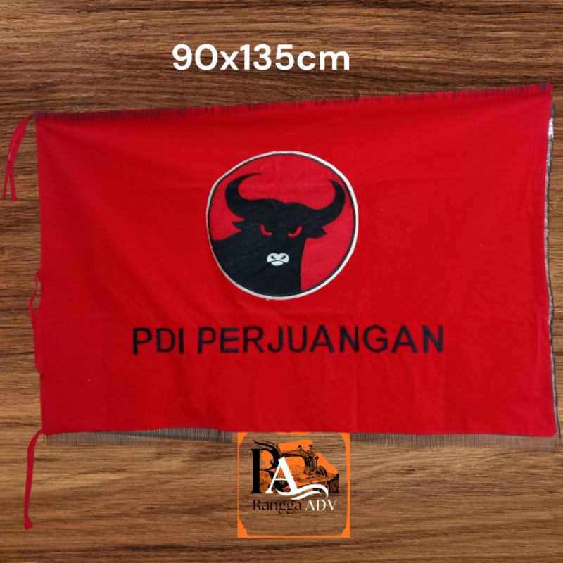 Jual bendera pataka partai PDIP PERJUANGAN | Shopee Indonesia