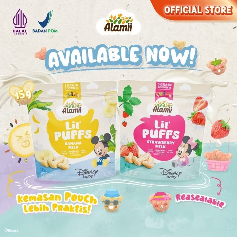 Jual Alamii Lil' Puffs 15gr | Shopee Indonesia