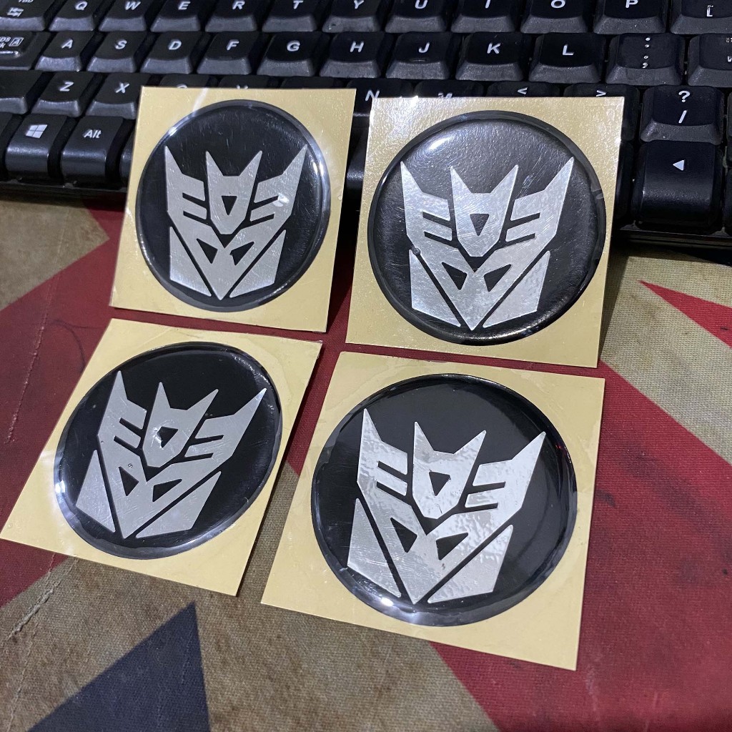 Jual Cutting Sticker Timbul DECEPTICON TRANSFORMERS untuk Tutup Dop ...