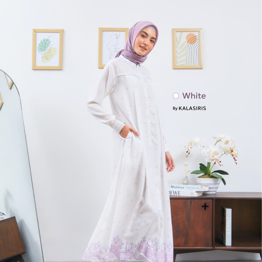 Jual Nibras Hijab X Kalasiris Gamis Long Dress Motif Cantik Wollycrape ...