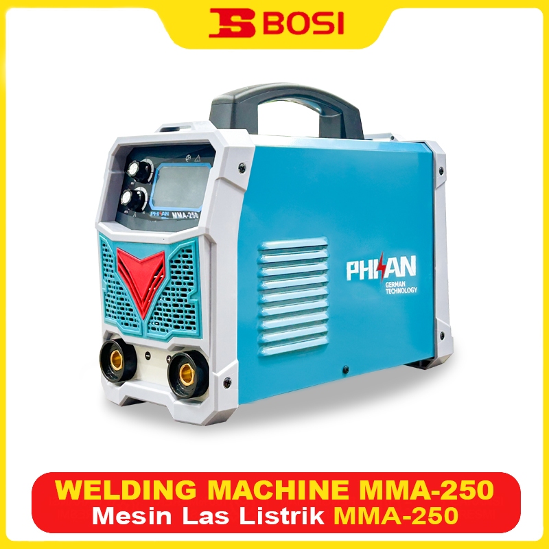 Jual BOSI Mesin Las Listrik Inverter MMA-250 Mesin Las Hemat Energi Portable Welding Machine ...