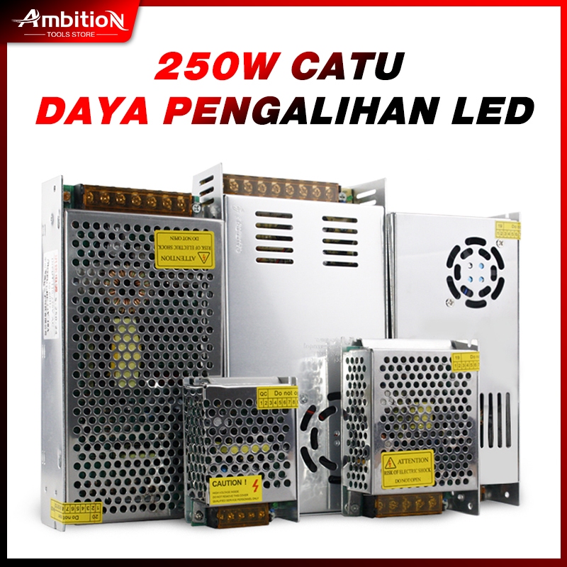 Jual [Ready stock]POWER SUPPLY ADAPTOR SWITCHING TRAFO LED STRIP DC 12V ...