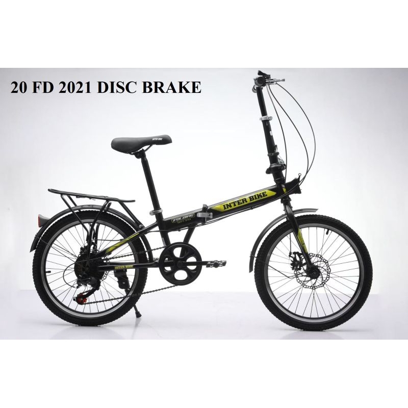 Jual sepeda lipat 20 inch INTERBIKE 7 speed | Shopee Indonesia