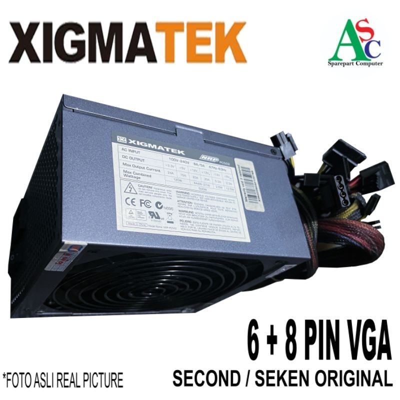 Jual Powersupply PSU Xigmatek 500W Pure | Shopee Indonesia