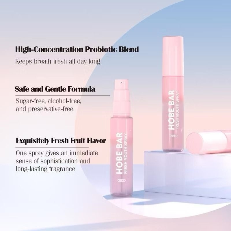 Jual HOBE BAR PEACH FLAVORED ANTISEPTIC MOUTH SPRAY PARFUM MULUT WANGI ...