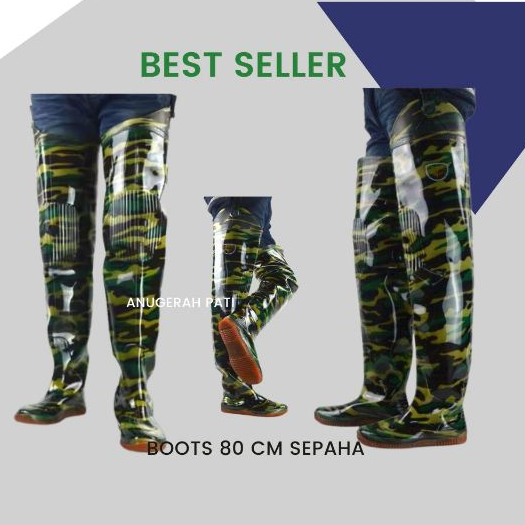 Jual [ORIGINAL-COD] Sepatu Boots 80cm DORENG Lentur Elastis paling ...