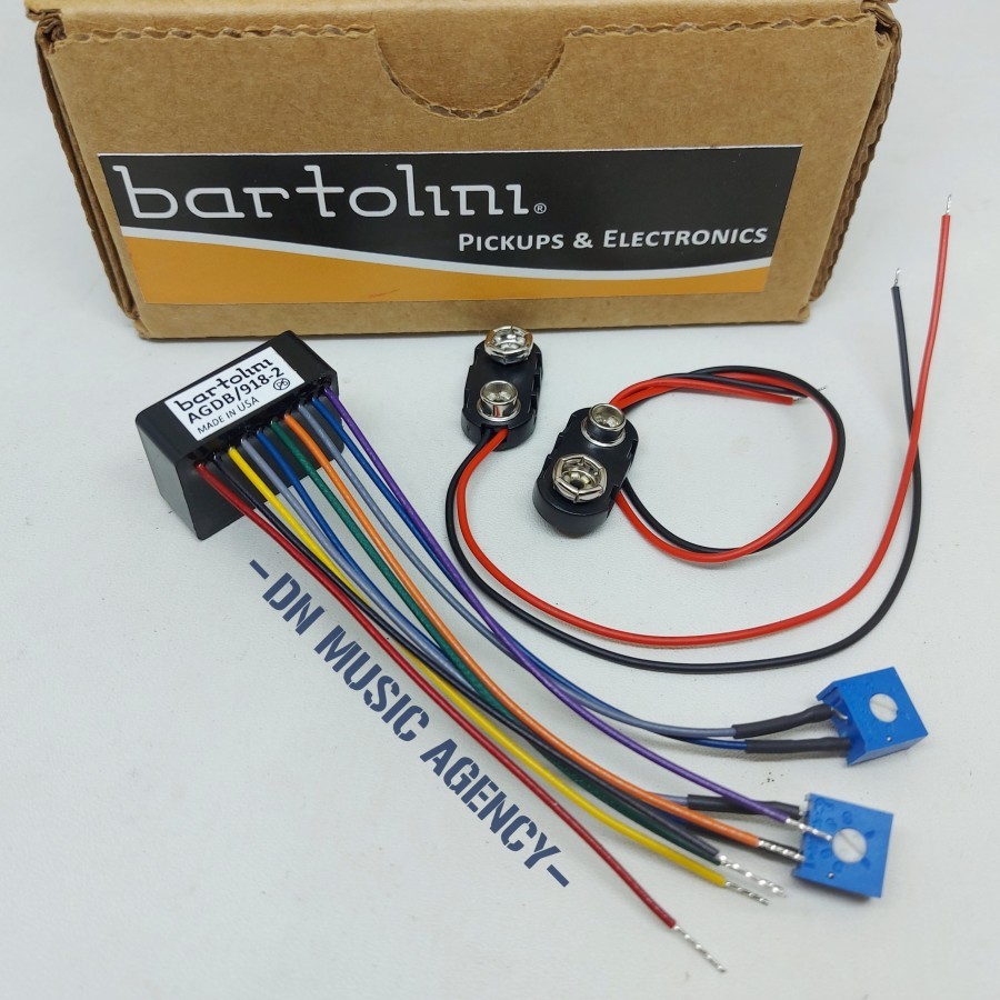 Jual Preamp Bartolini Bass Adjustable Gain Buffer for magnetic AGDB 918 ...