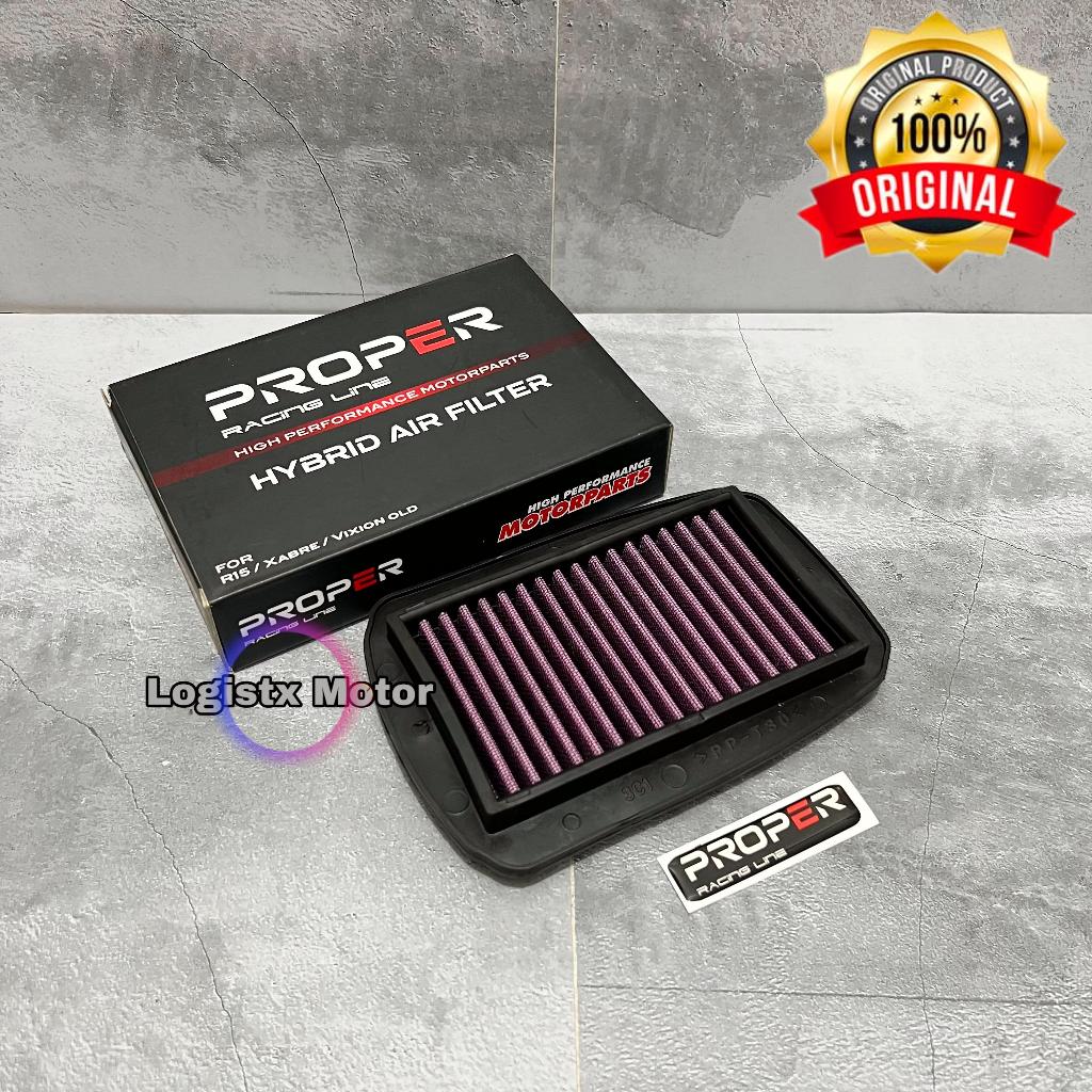 Jual Filter Proper R15 V2 / Xabre / Vixion Old Saringan Udara Proper ...
