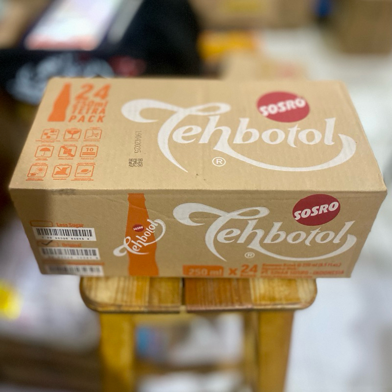 Jual SOSRO TEH BOTOL KOTAK 250ml (DUS) | Shopee Indonesia