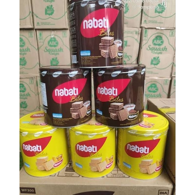 Jual wafer tango, nabati kemasan kaleng ukuran 300g | Shopee Indonesia