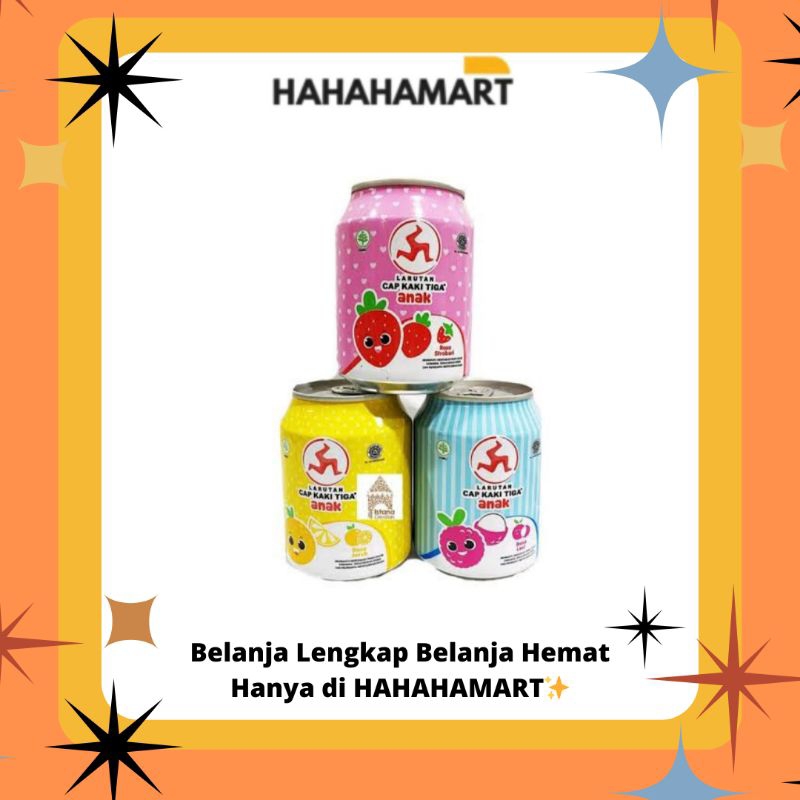 Jual LARUTAN CAP KAKI TIGA KALENG ANAK 250 ML || HARGA KARTON ISI (24 PCS) | Shopee Indonesia