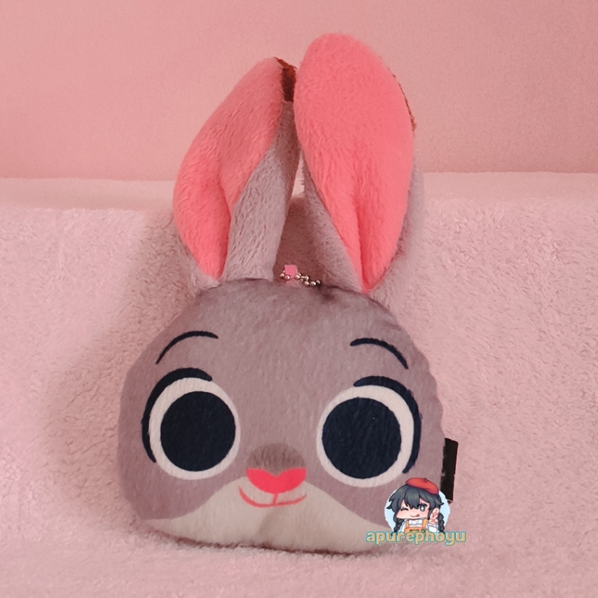 Jual Gantungan Boneka Disney Zootopia Judy Hopps Face Ball Chain Plush ...