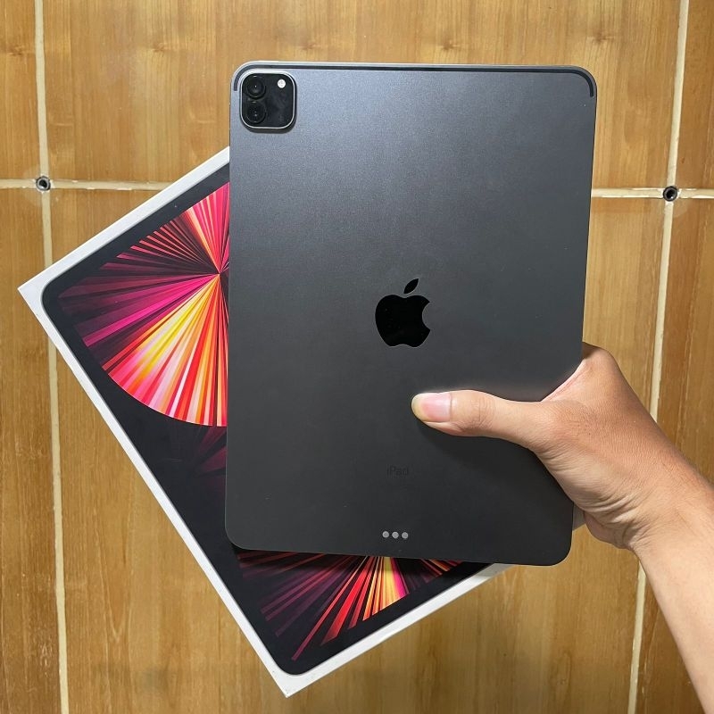 Jual ipad pro m1 gen 3 11inch 128gb wifi only second bekas mulus fullset original | Shopee Indonesia