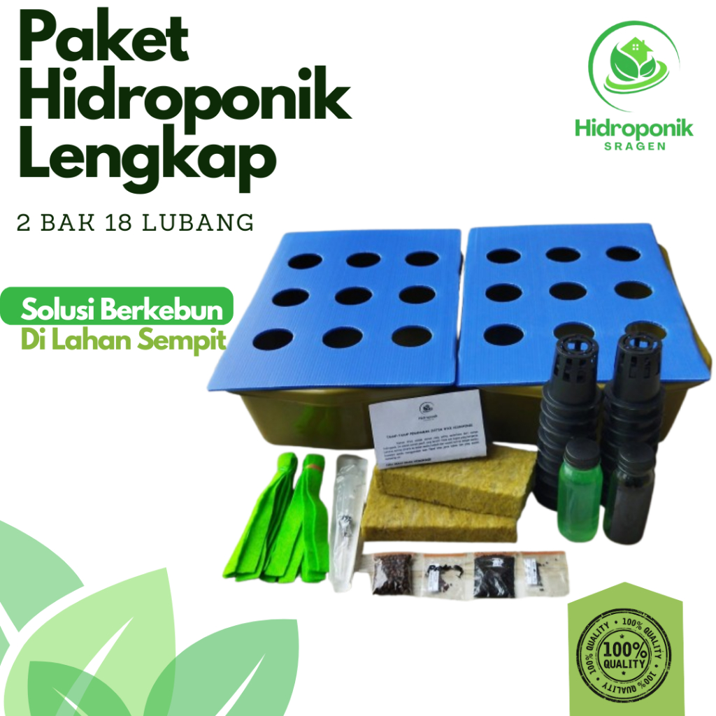 Jual HIDROPONIK SRAGEN- PAKET HIDROPONIK LENGKAP PAKET HIDROPONIK ...