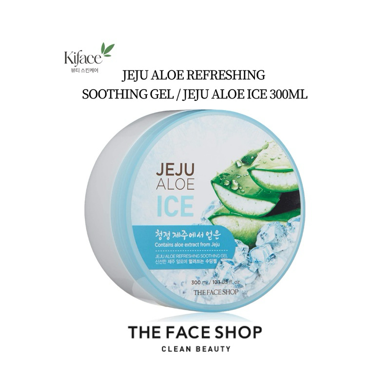 Jual THE FACE SHOP JEJU ALOE ICE / JEJU ALOE REFRESHING SOOTHING GEL ...