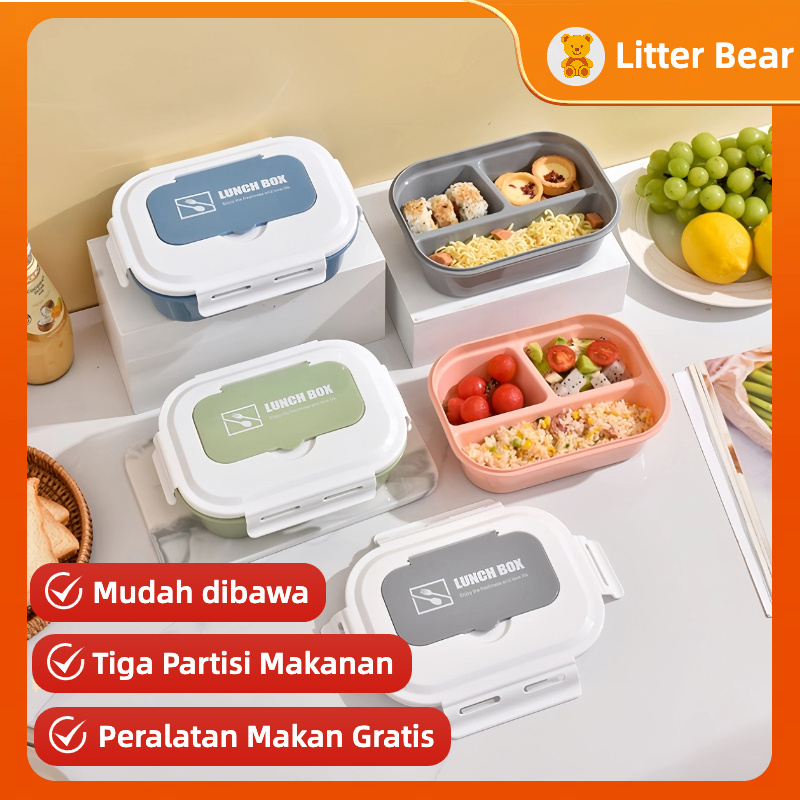 Jual Lunch Box / Kotak Bekal / Tempat Bekal / Lunch Box Set / Lunch Box Sekat / Kotak Makan Yang ...