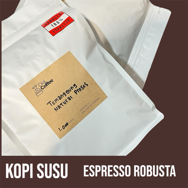 Jual Kopi Robusta Temanggung Natural (Bahan baku es kopi susu ...