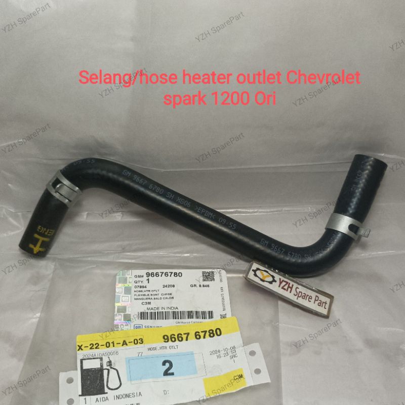 Jual Selang/hose heater outlet Chevrolet spark 1200 Ori | Shopee Indonesia