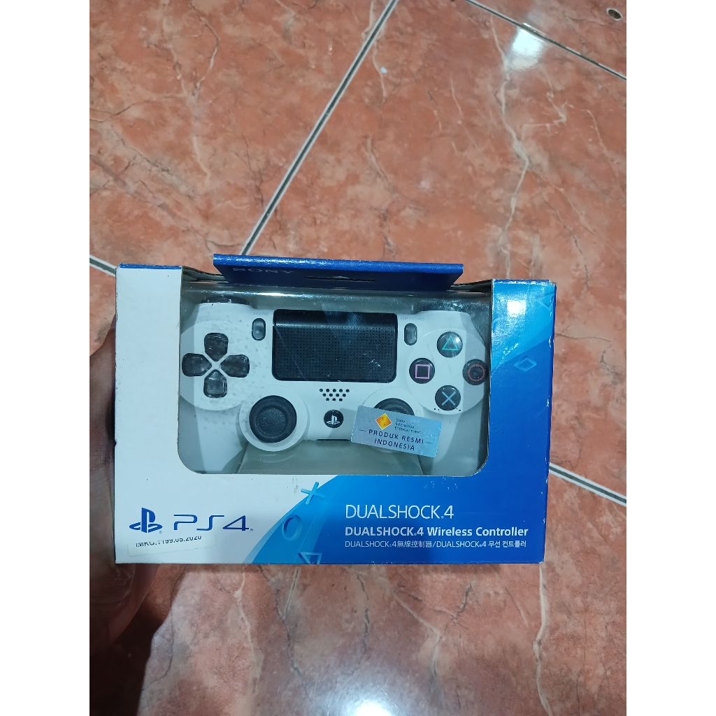 Jual STIK PS4 ORIGINAL SONY PUTIH LIGHTBAR | Shopee Indonesia