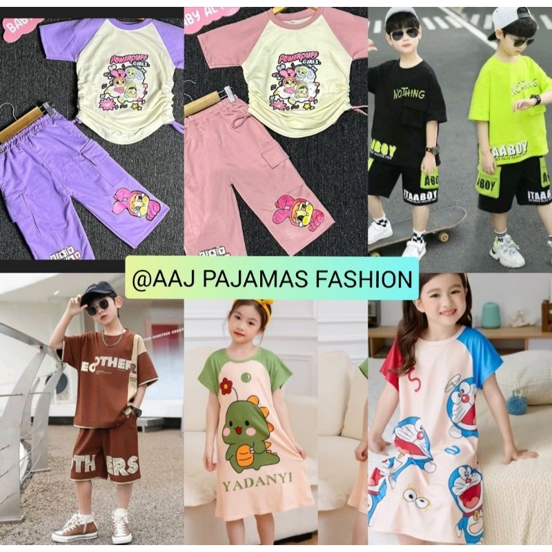 Jual PIYAMA DASTER DAN SETELAN ANAK CEWEK & COWOK IMPORT/BAJU SANTAI ...