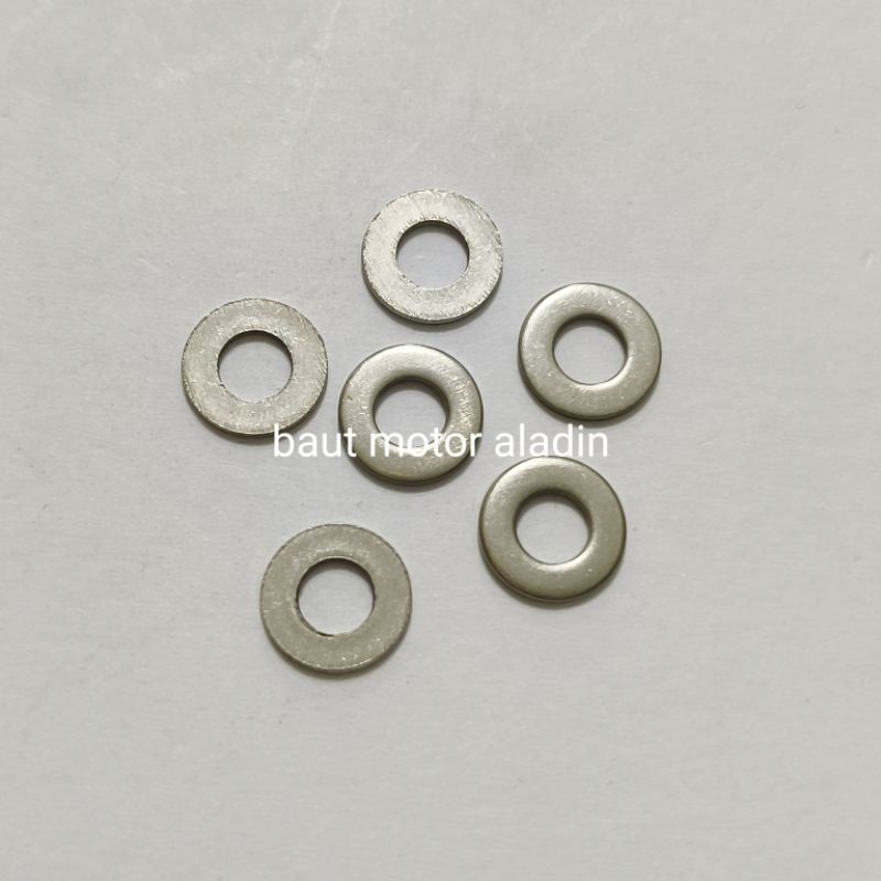 Jual Ring Plat 7/M4 Kecil Stainless (5 pcs) | Shopee Indonesia