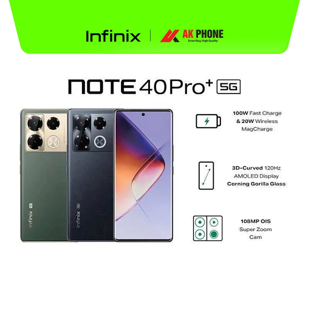 Jual Infinix Note 40 Pro+ 5G 12/256GB Garansi Resmi (AK PHONE JAMBI ...