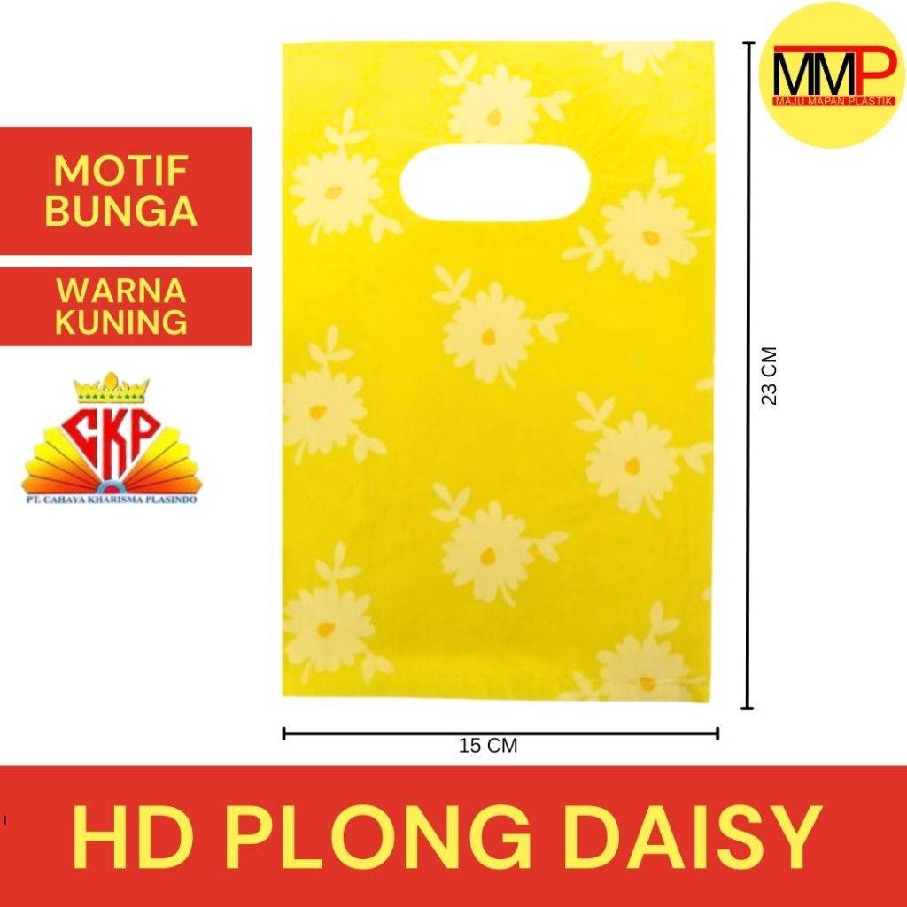 Jual [50 pcs] Hd Plong Daisy KH 15x23 cm / Plastik goodie bag ultah ...
