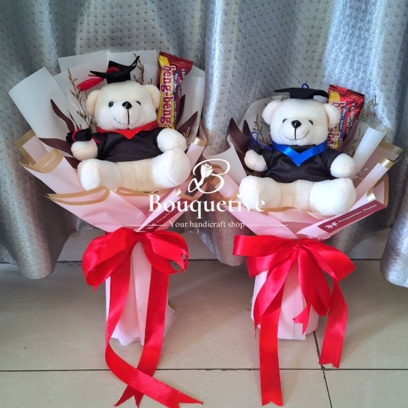 Jual BUKET BONEKA MINI WISUDA/BUKET WISUDA BONEKA/BUKET MINI/ BUKET ...
